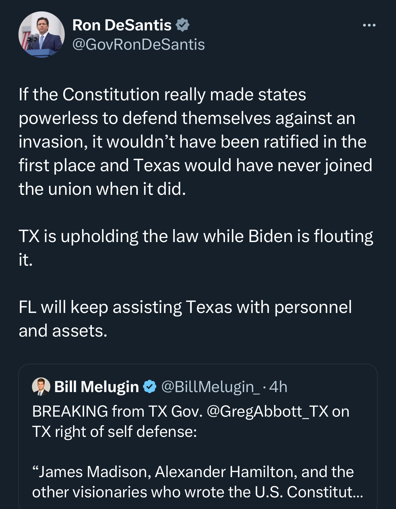 25 Republican Governors Come Out in Support of Abbott Protecting State ...