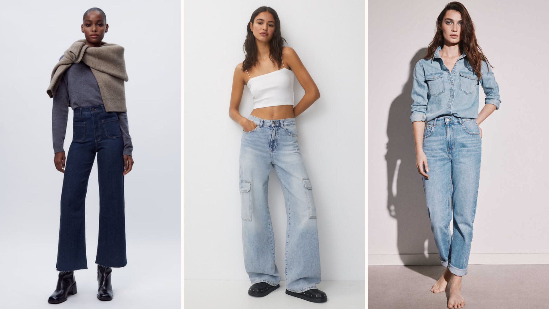 15 ideas de looks para llevar tus vaqueros este invierno (y 12 vaqueros ...