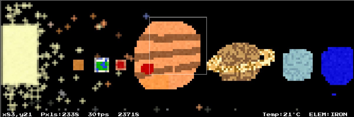 Sandboxels Recap #2 - Fools, Cities, and Mods