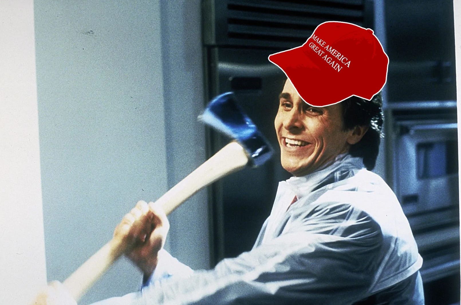 Patrick Bateman would be Trump's Secretary of Defense