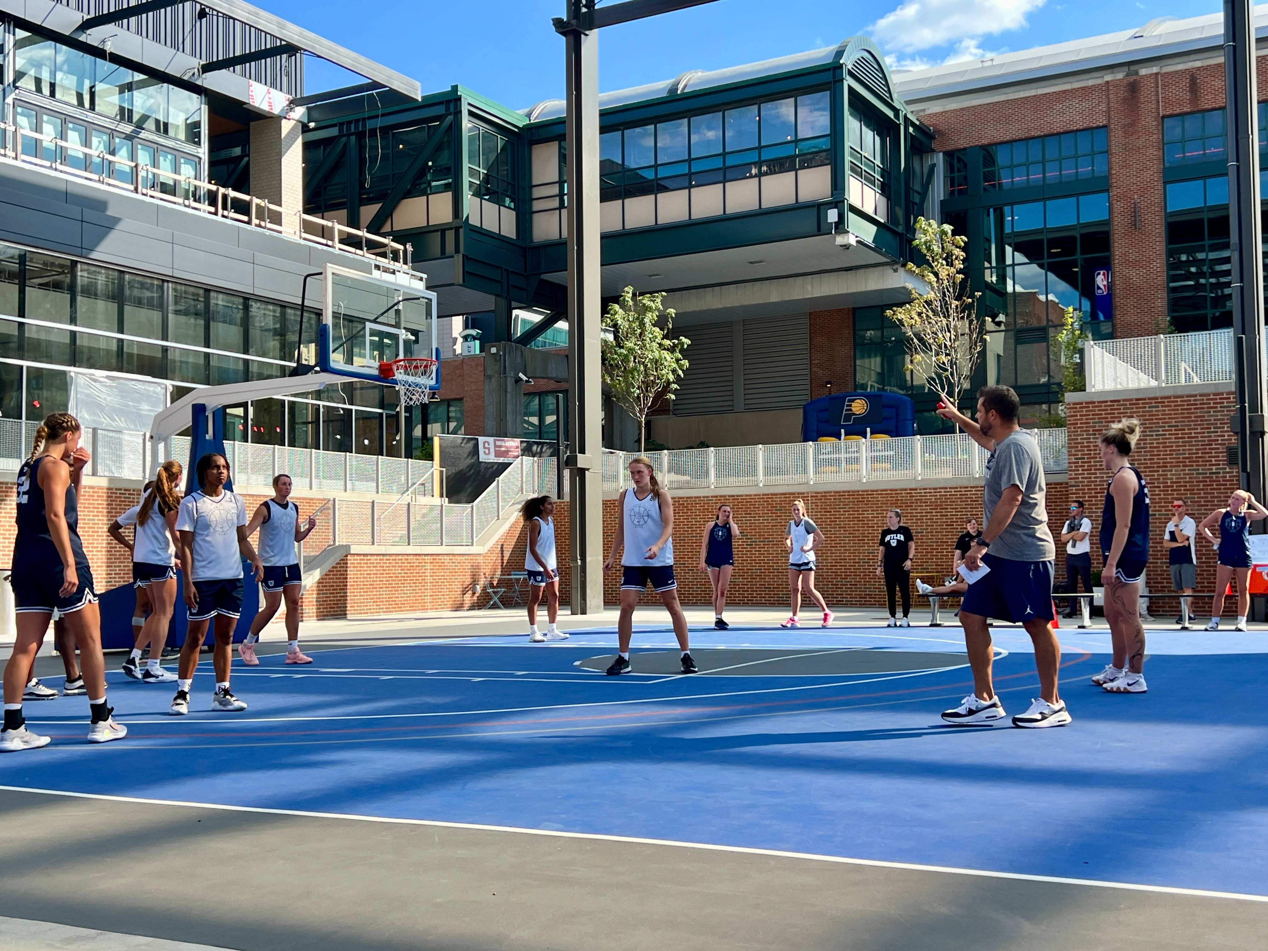 Butler women's basketball holds first team event at Pacers ...