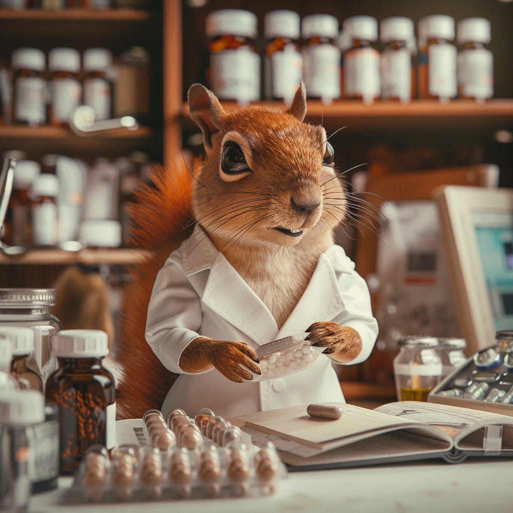 The 🐿️ must be on drugs! - by The Blind Squirrel