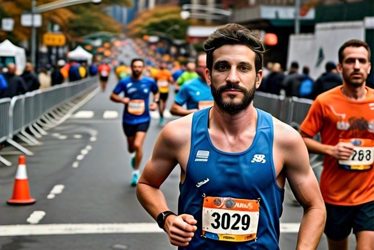 I'm training for the NYC Marathon - by Victor Beigelman