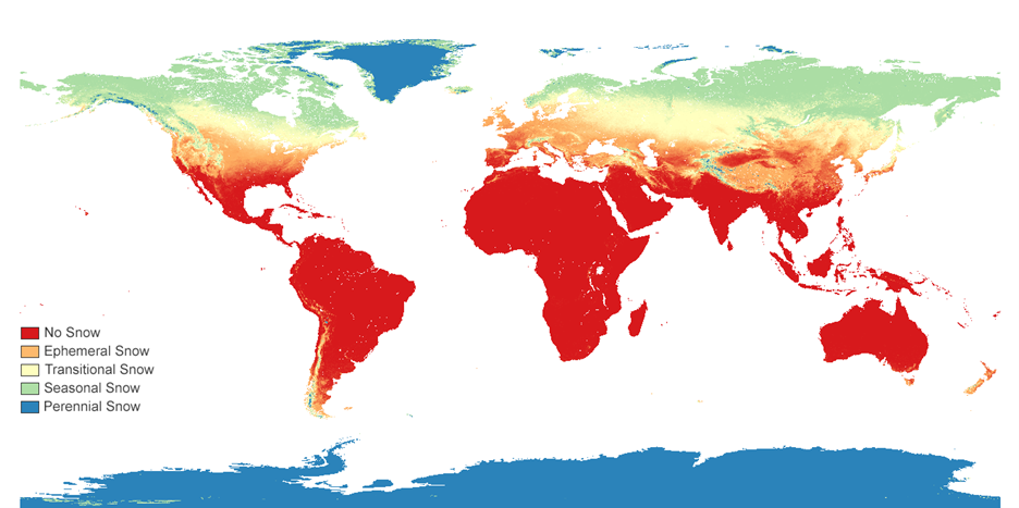An illustrated glossary of snow-related terms