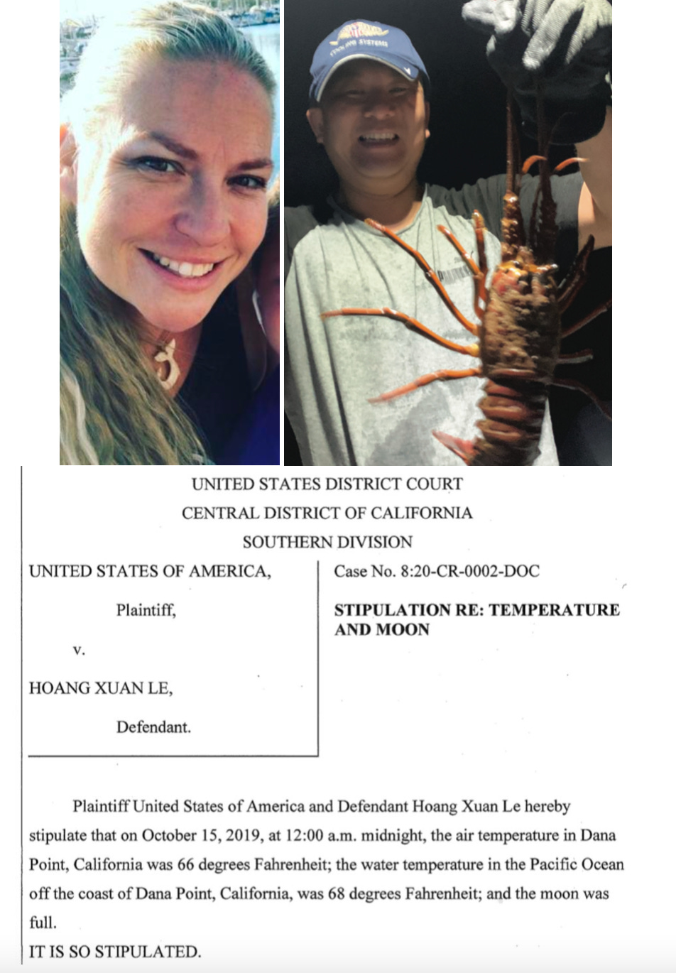 Wayne Le and Sheila Ritze's Dana Point Harbor murder trials