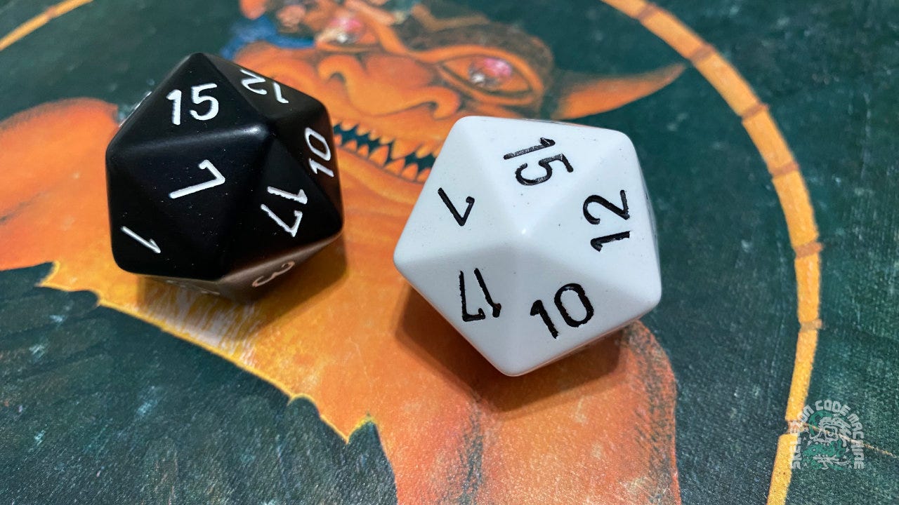 Opposed dice rolls - by Exeunt Press