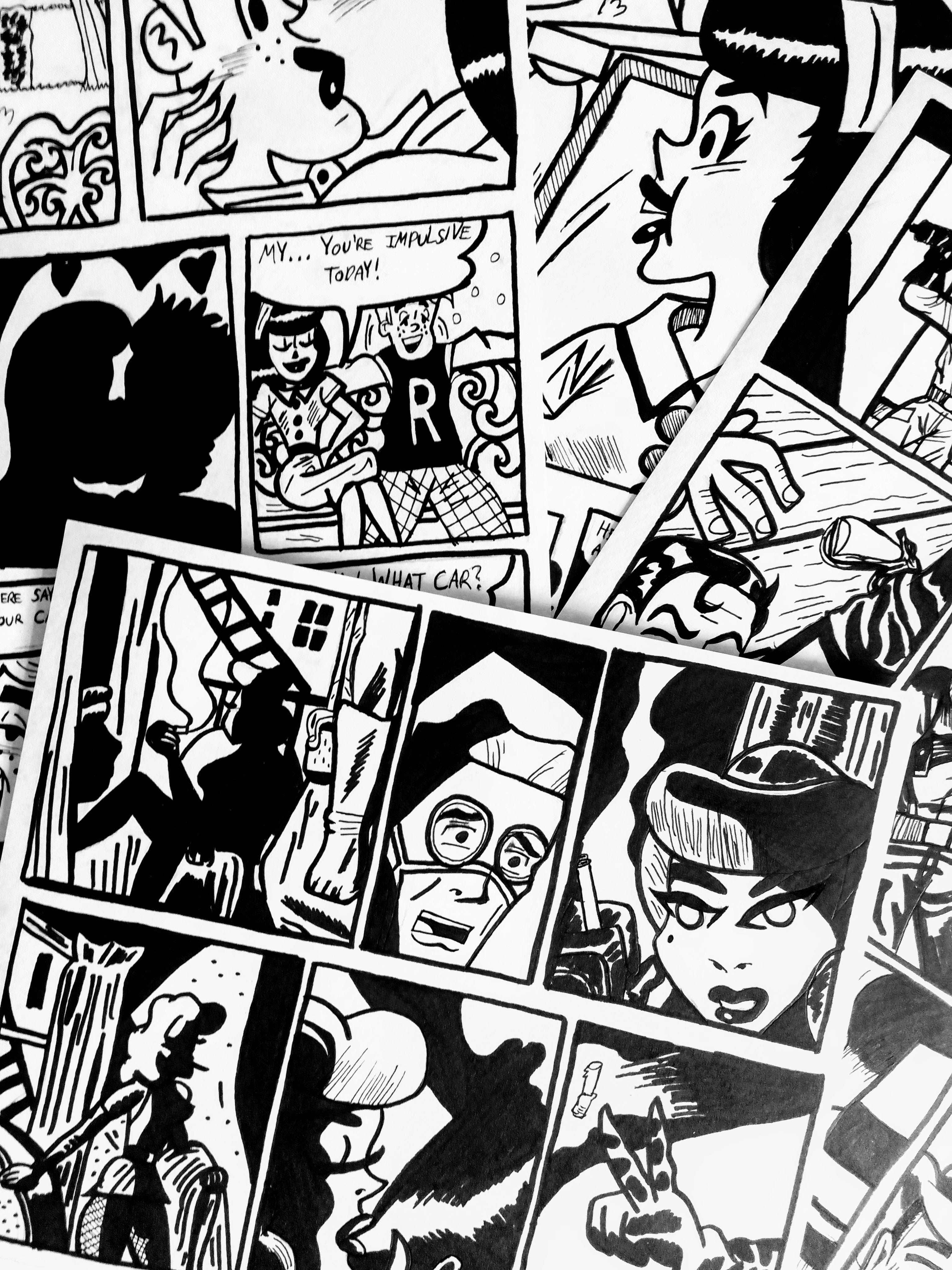How I Make Comics! | Writing Process, Storyboarding, Inking, And Art ...