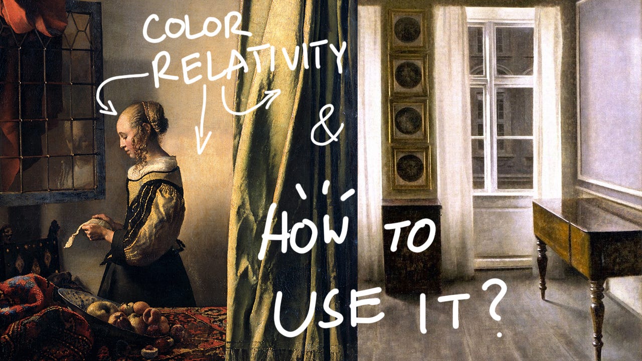 What is Color Relativity and how to use it in our own artworks