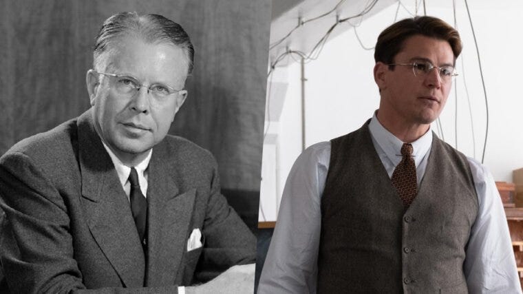 See how the characters of Oppenheimer look in real life