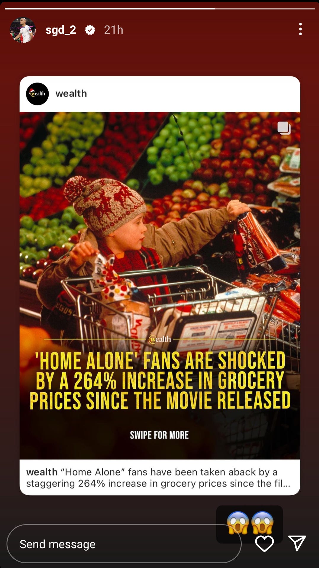 Dest: Grocery prices up since ‘Home Alone’ - watke