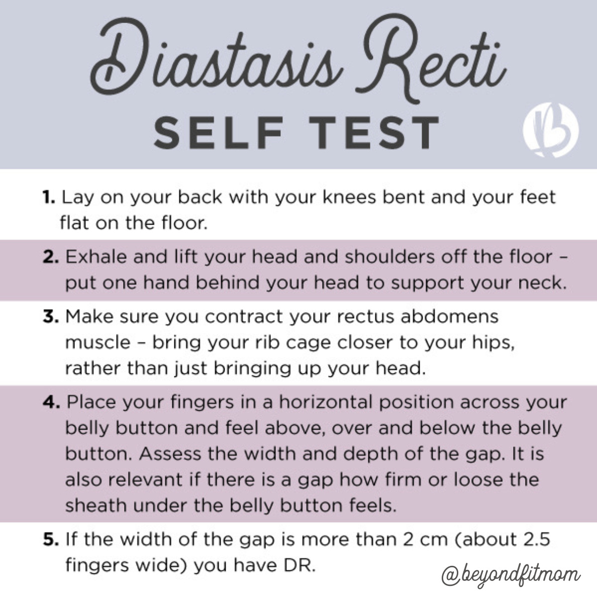 How to Heal Diastasis Recti - by Kate | BeyondFit Mom
