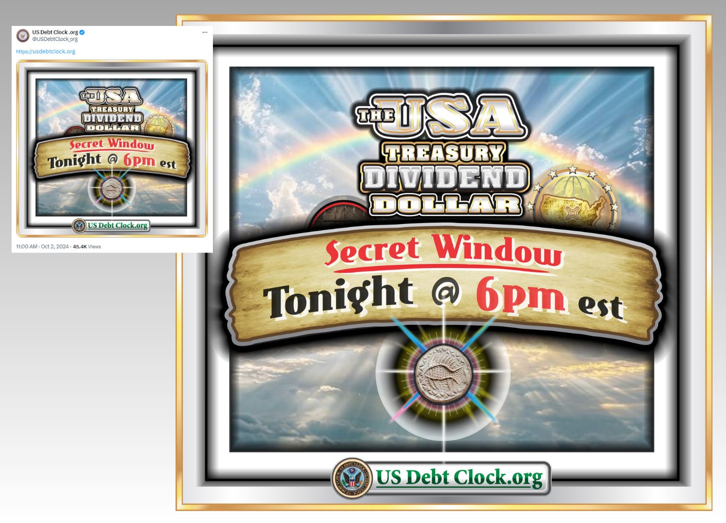 The US National Debt Clock: October 2024 (First Half)