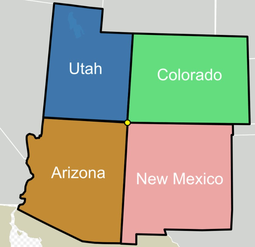 The Four Corners Come Together - by Jan Spell