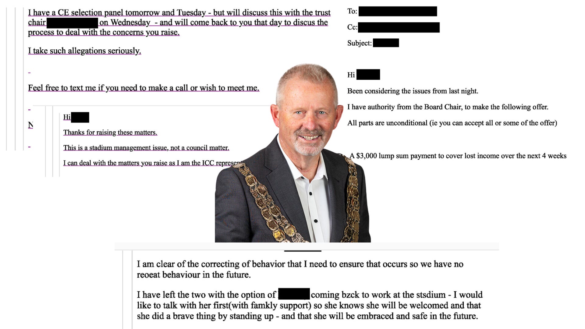 How did the Mayor end up dealing with a stadium employment complaint?