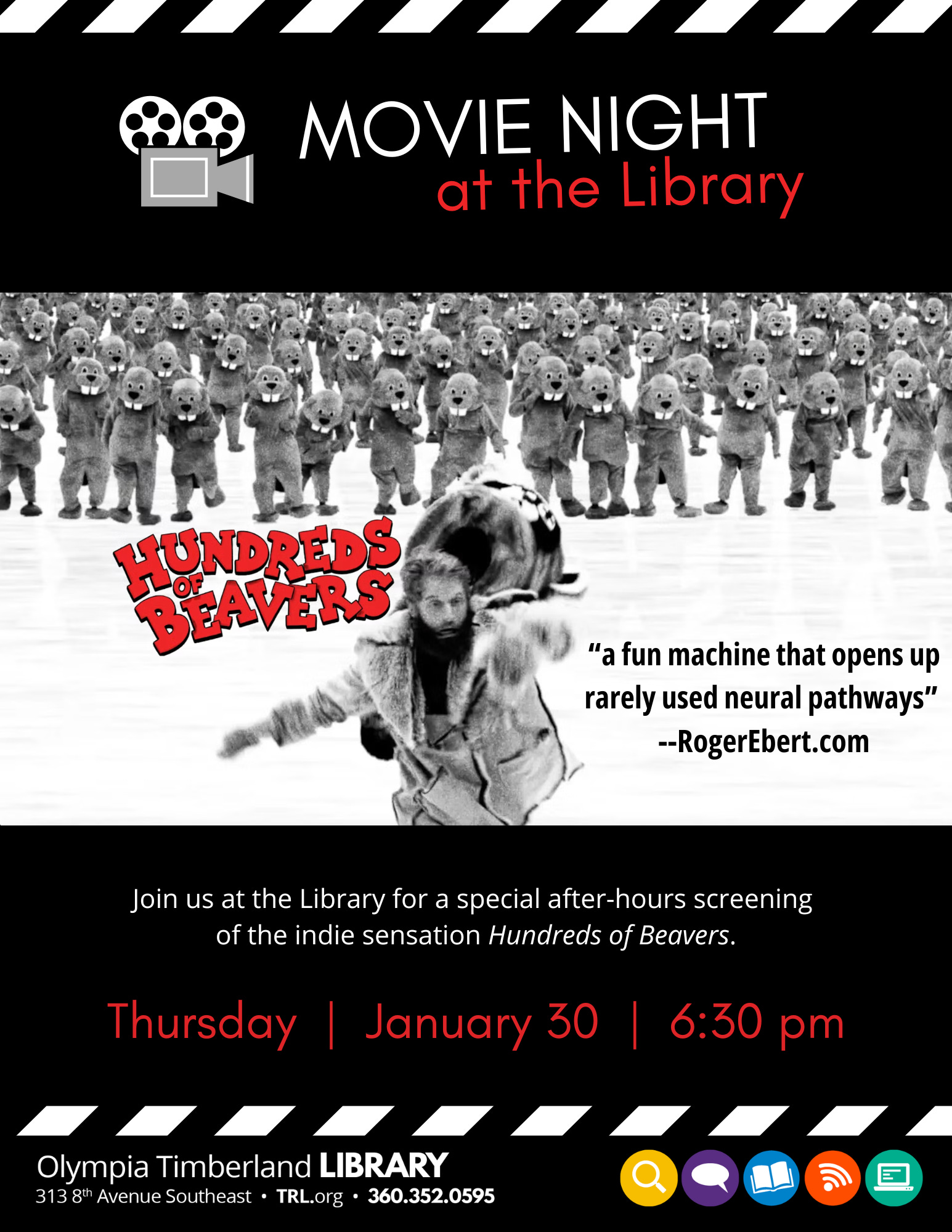 Hundreds of Beavers at the Library! - Library Film Club