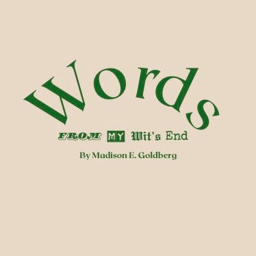 Join Madison E. Goldberg’s subscriber chat