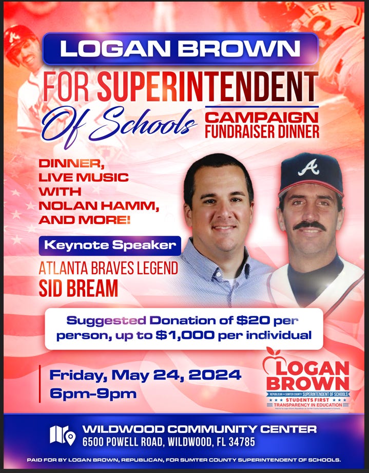 Logan Brown for Sumter Superintendent of Schools