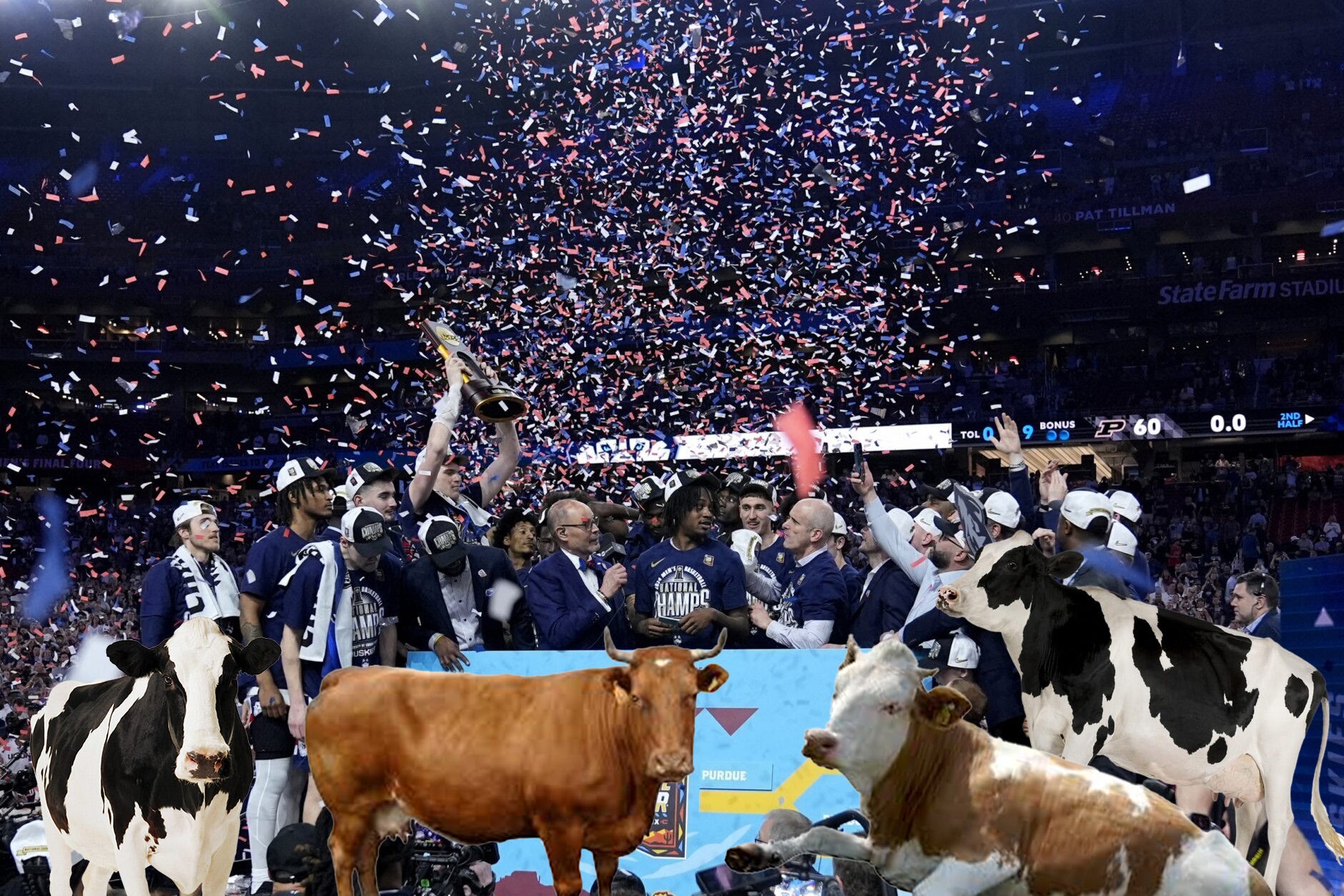 Once Again My Forest School For Cows Has Won the College Basketball ...