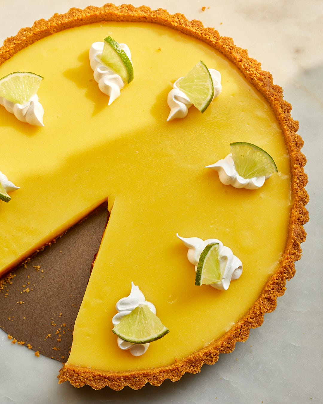 No-Bake Lime Raspberry Tart | easygayoven