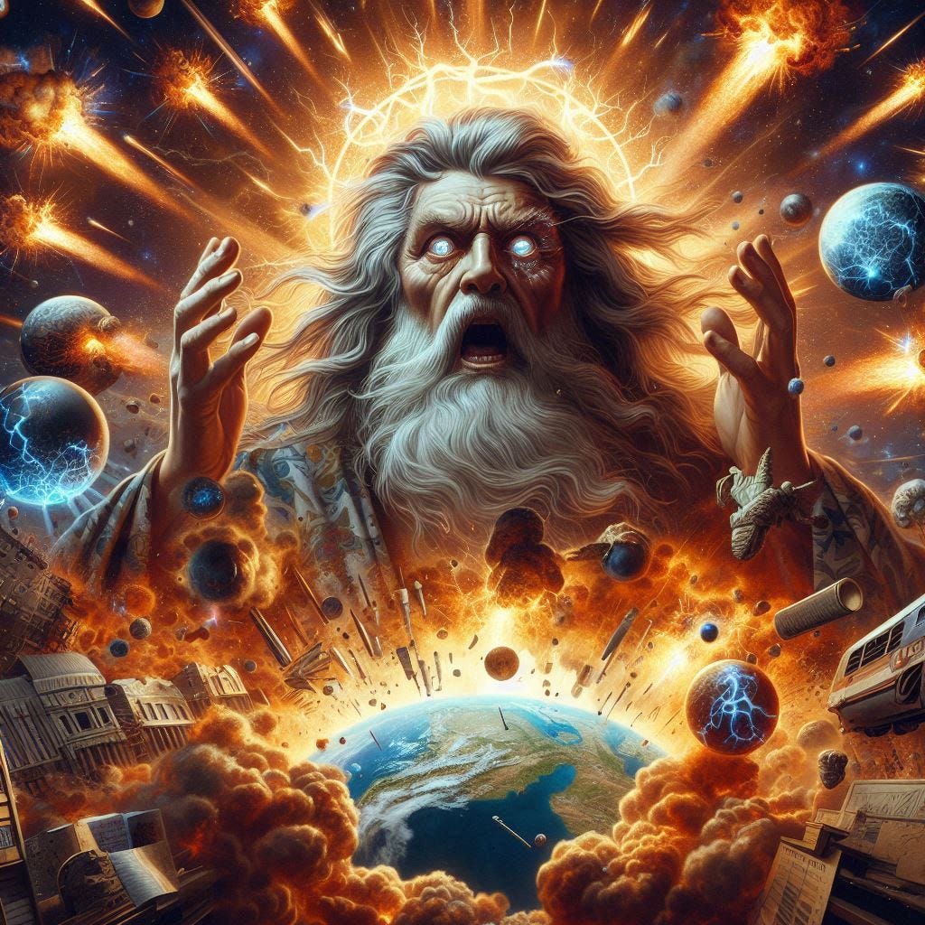 Vengeful God of Israel and Technological Apocalypse of 21st century