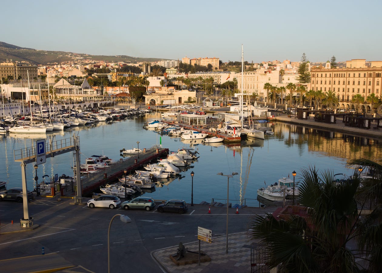 Rejsebrev M17 Melilla - by Ebbe Munk - Rejsebreve