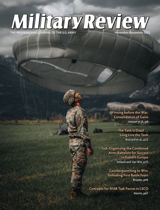 Ignite a Renaissance in Military Scholarship and Writing