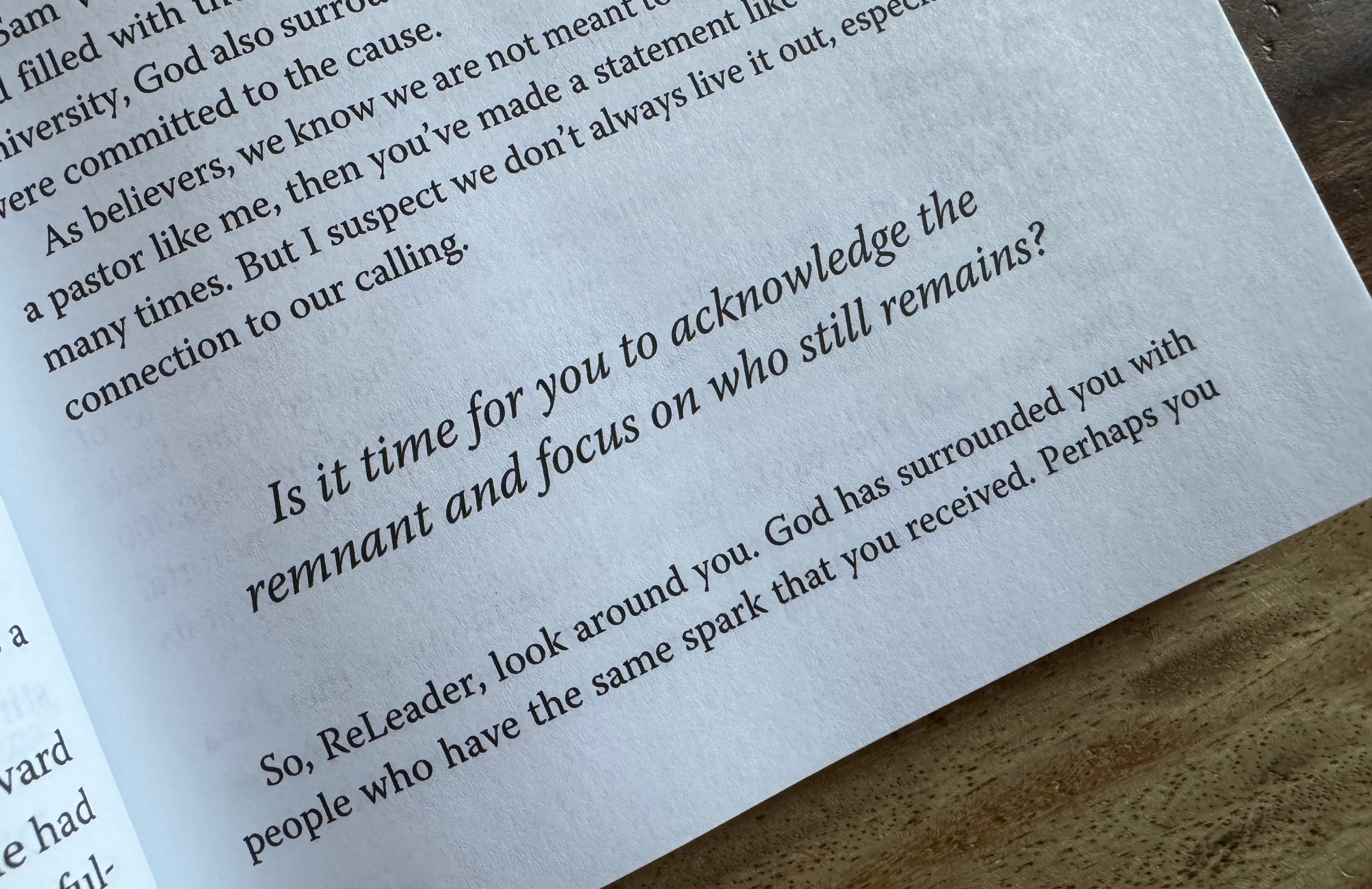 The Remnant Effect - by Dr. Jon Chasteen - ReLeader