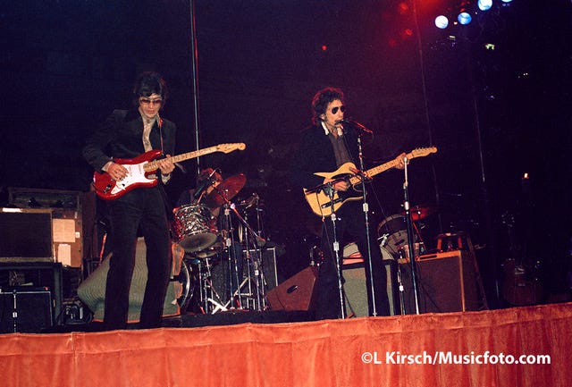 Bob Dylan and the Band in Montreal, 1974 - by Ray Padgett