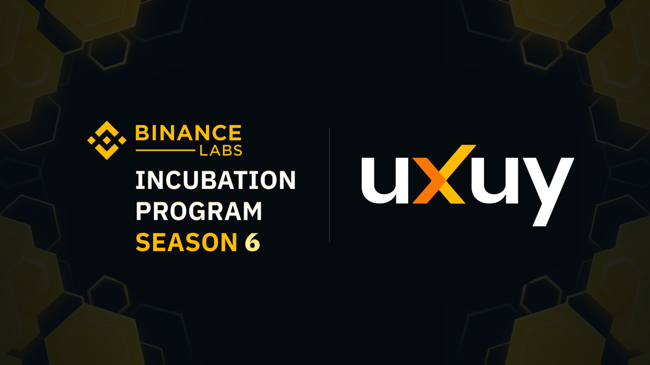What does joining the Binance Labs Incubator Program bring to UXUY?