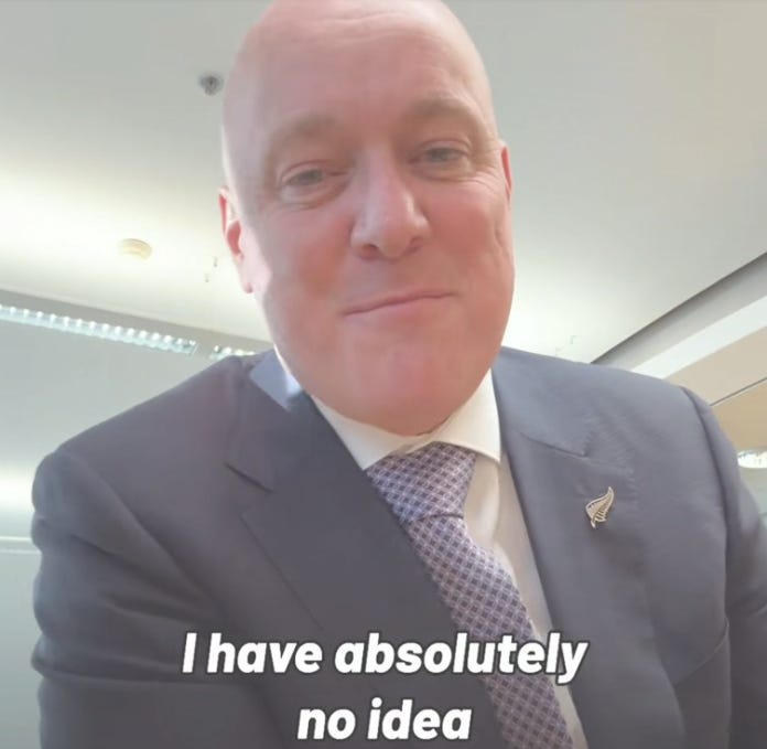 Christopher Luxon is... Unaware - by Nick Rockel