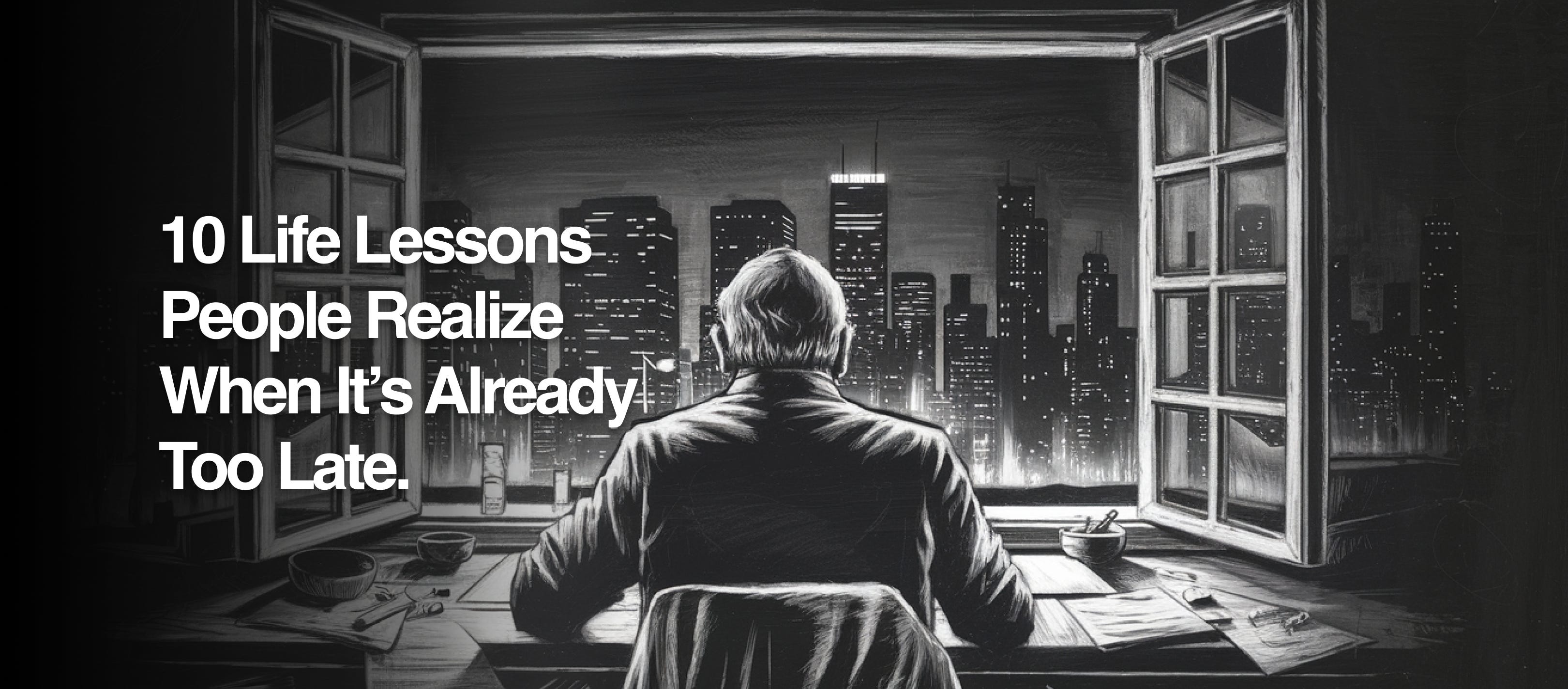 10 Brutal Life Lessons People Realize When It's Already Too Late