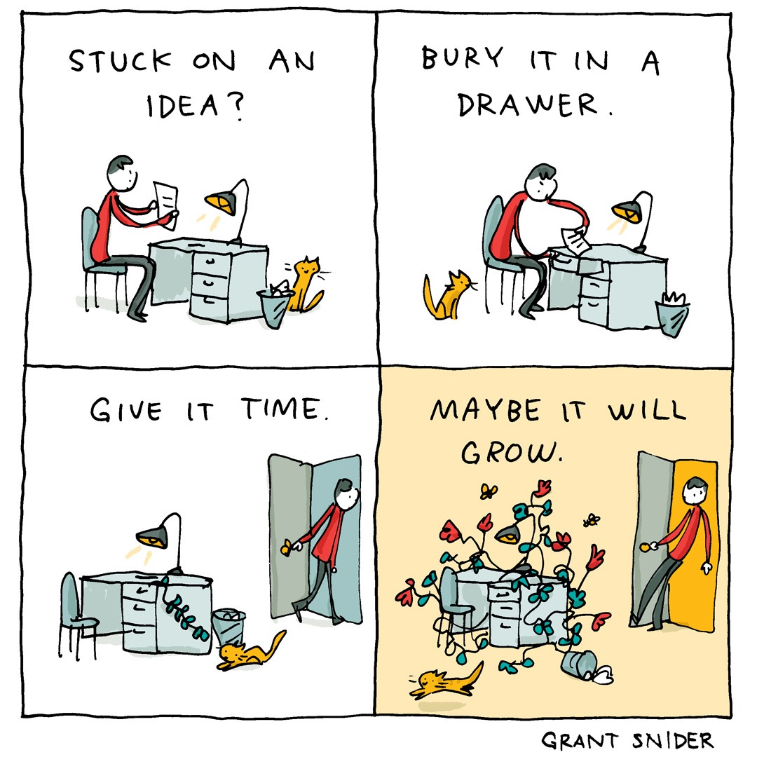 Creative Wisdom - by Grant Snider - Incidental Comics