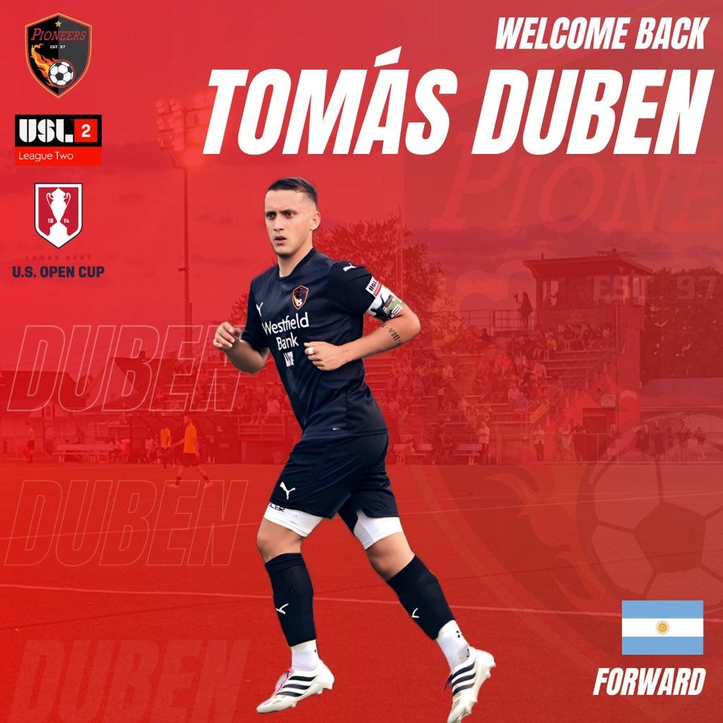 Duben Returns for Third Season With Western Mass Pioneers