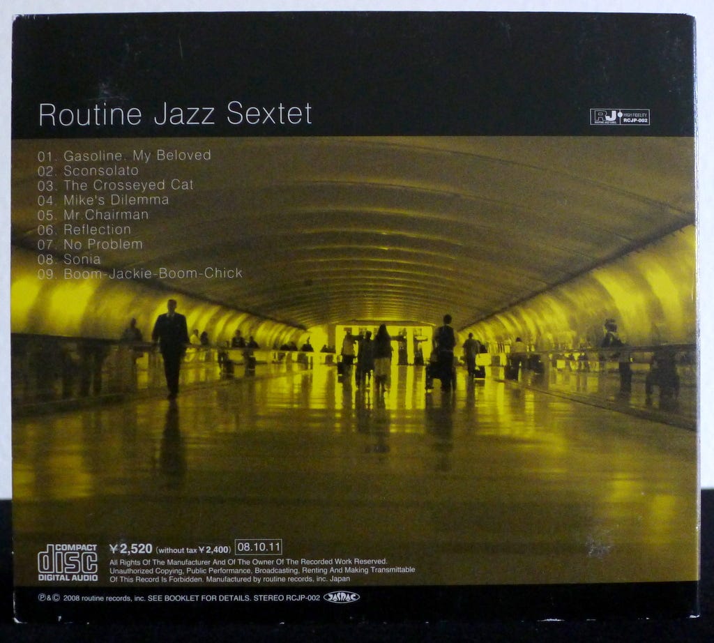 Routine Jazz Sextet: Routine Jazz Sextet - by Brian McCrory