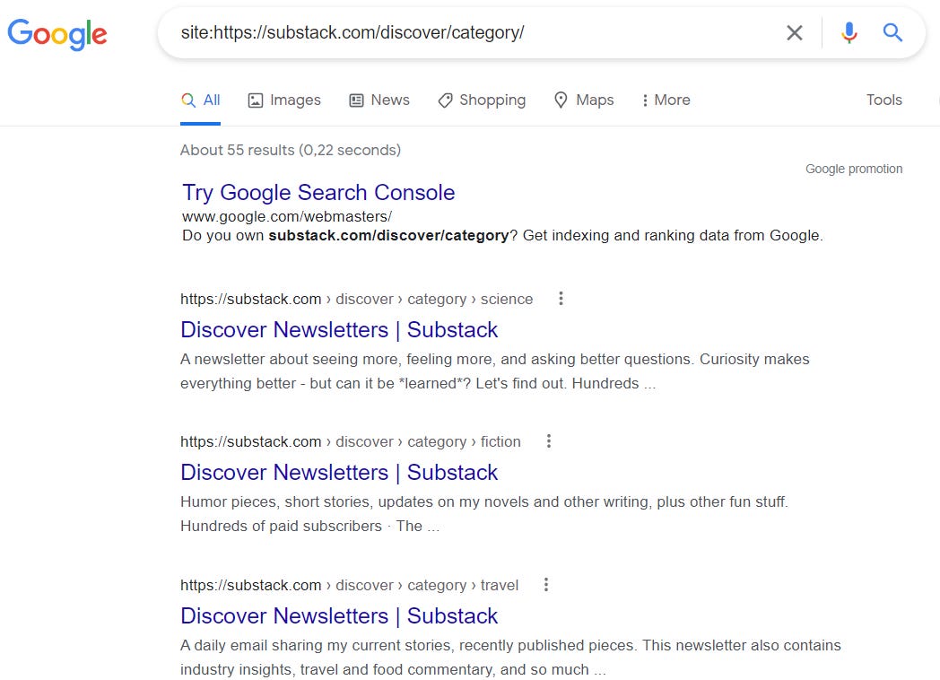 Substack's SEO opportunity - by Kevin Indig - Growth Memo