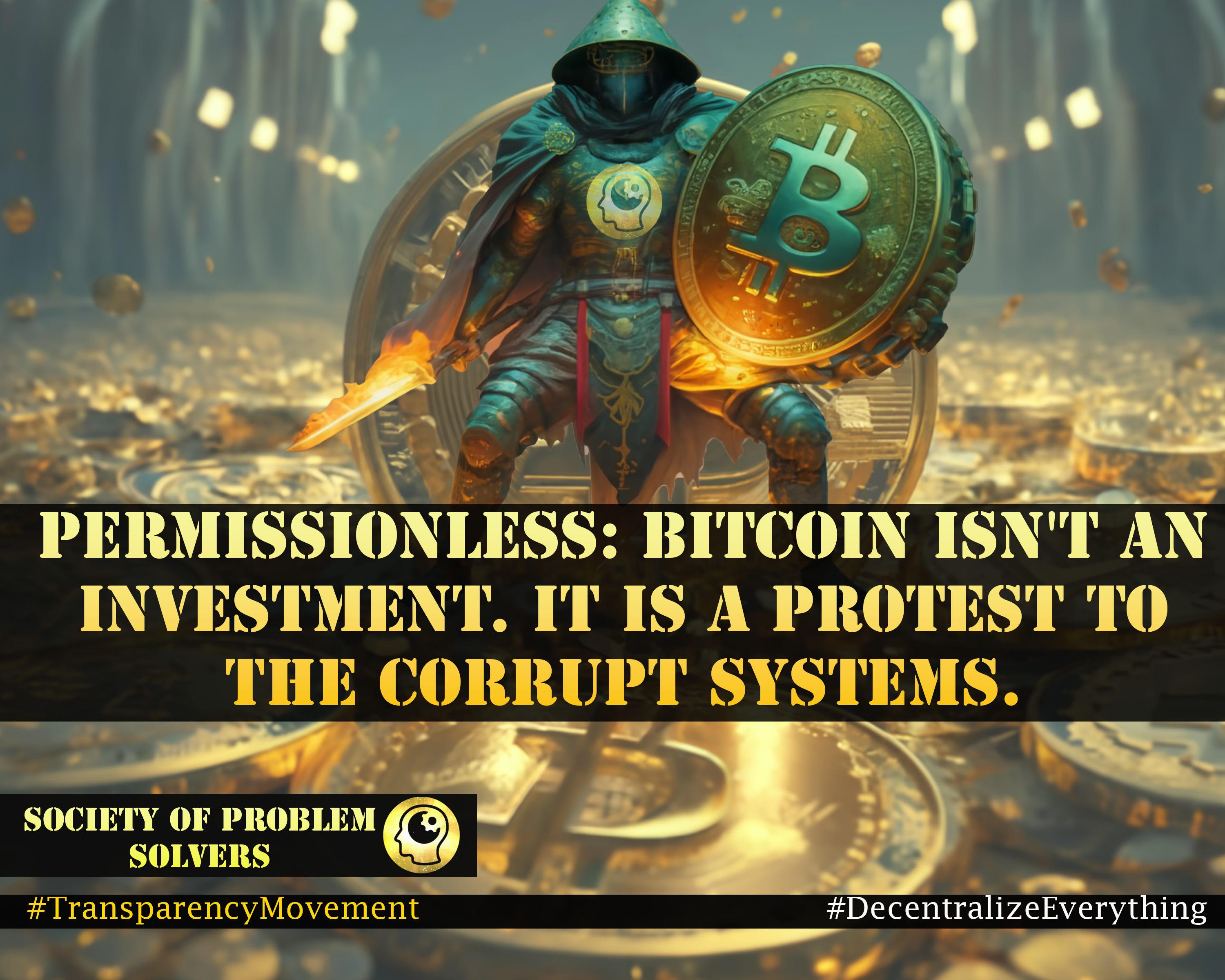 PERMISSIONLESS: Bitcoin Isn't An Investment. It Is A Protest To The ...
