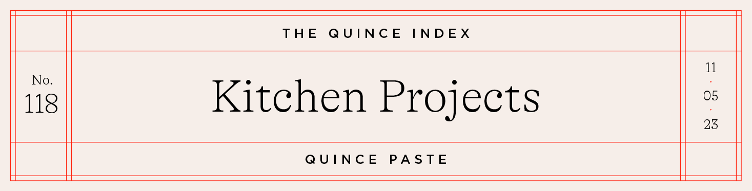 Recipe: Quince paste - by Nicola Lamb - Kitchen Projects