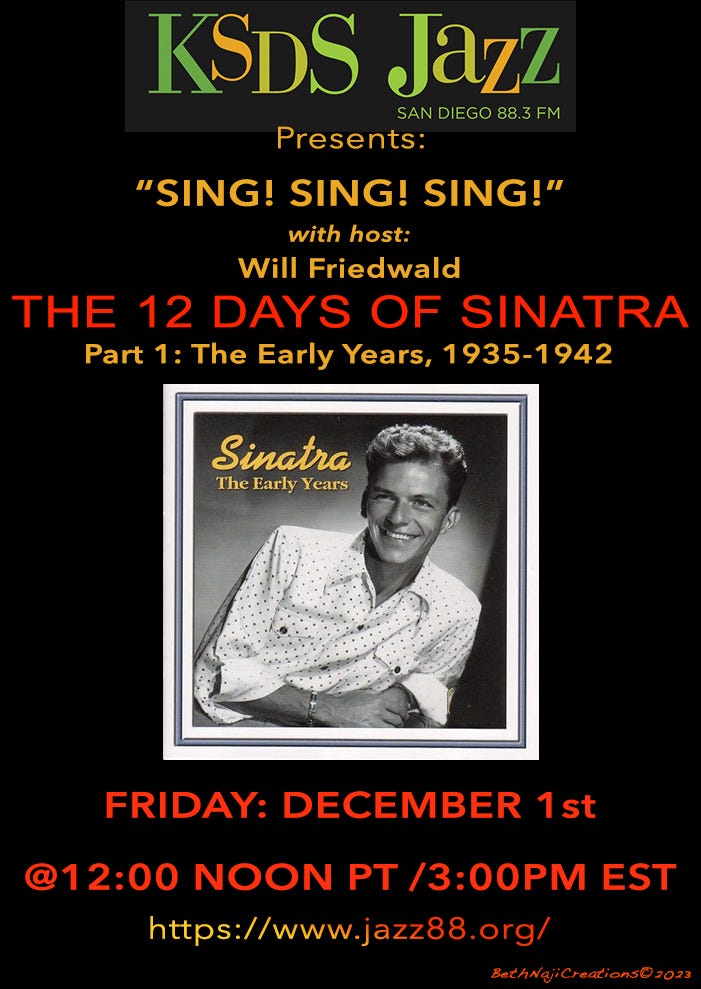 Sinatra! Deep Cuts: Another ride on the CAROUSEL (part 1 of 3)