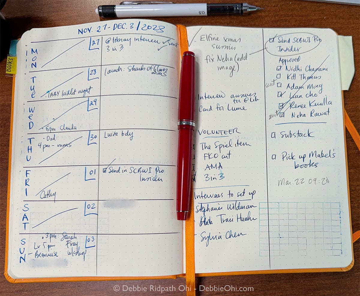 Walkthrough of my 2024 bullet journal set-up