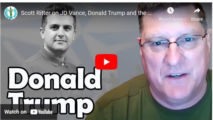 Scott Ritter on JD Vance, Donald Trump and the Assassination Attempt