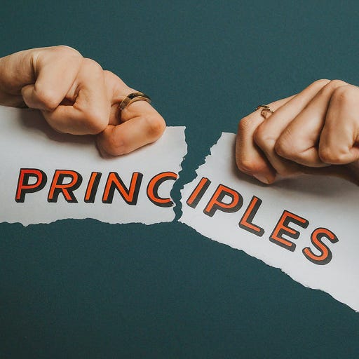 Why is your "Principles" section trash... or amazing?