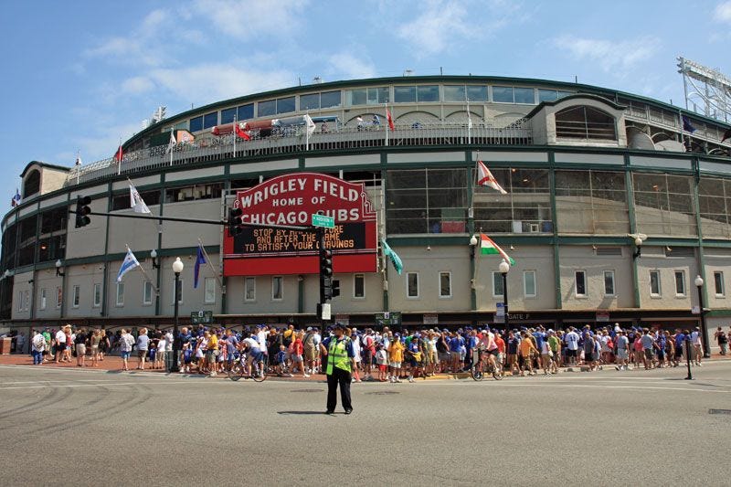 The MLB stadiums of Chicago - by Adam Rothstein
