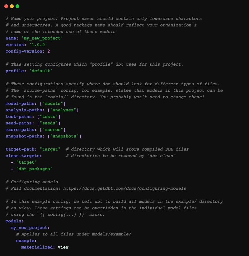 YAML Files in dbt — Part 2/2 - by Balu Rama Chandra