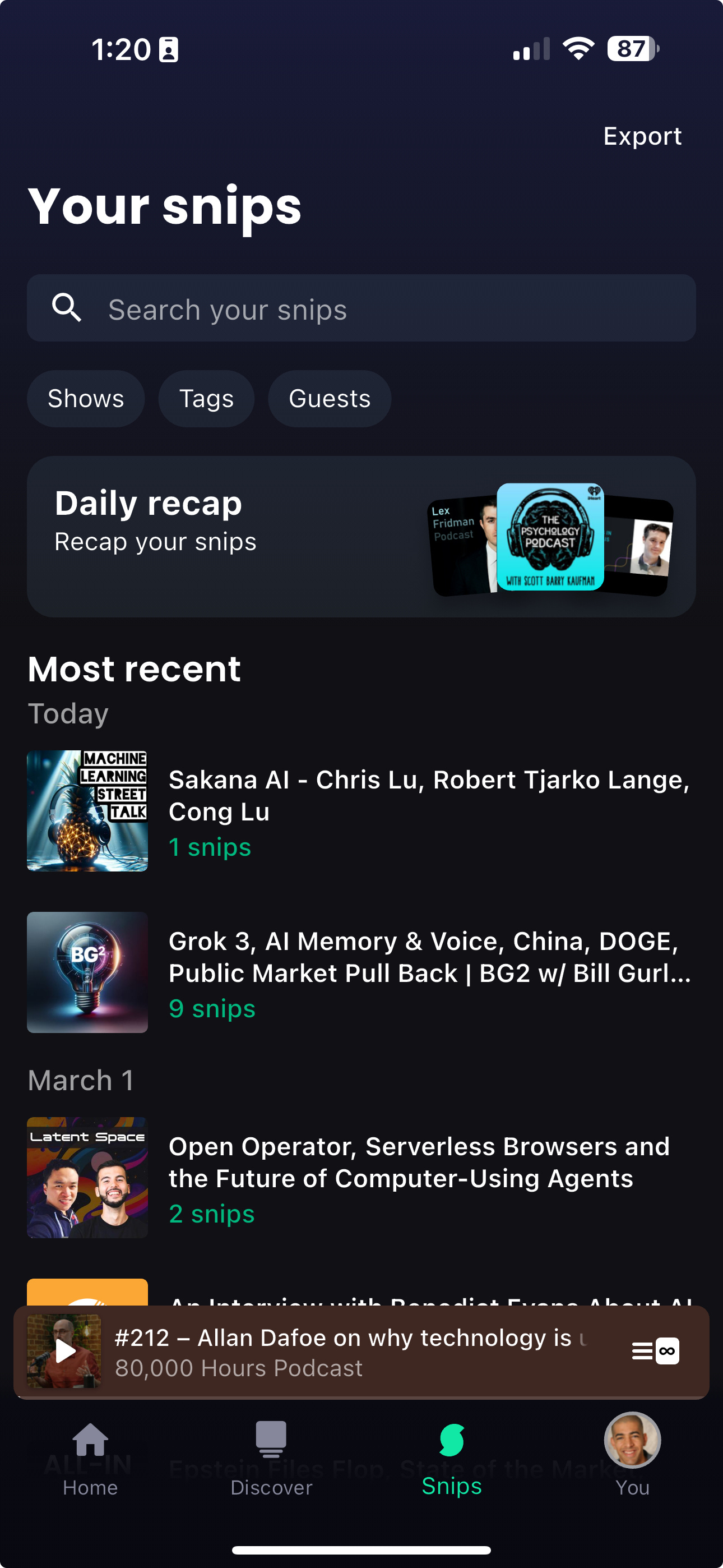 Augmented Audio Learning: Tutorial Of My Favorite AI-Powered Audio Player