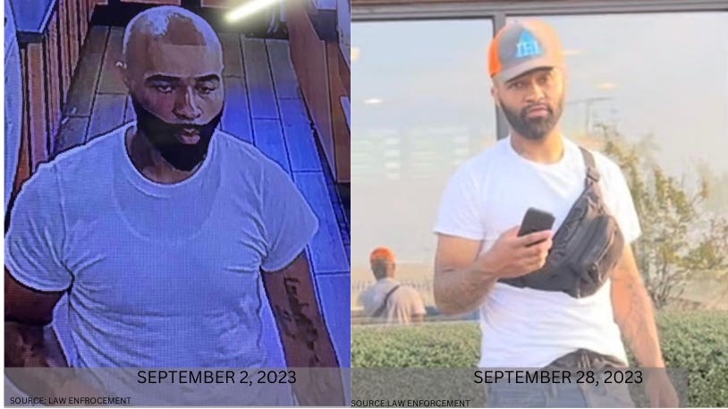 The changing faces of fugitive Joshua Zimmerman