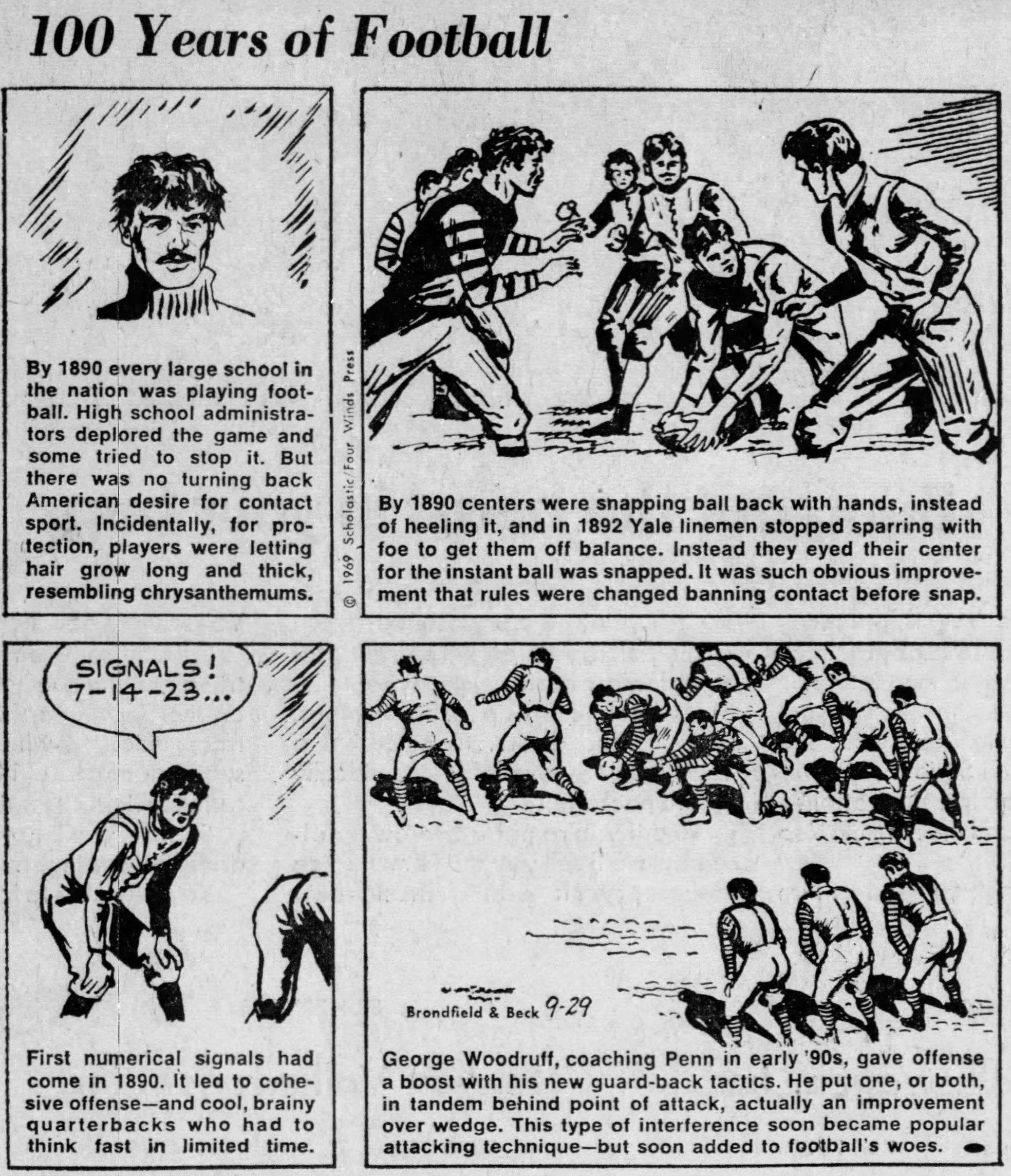 Today's Tidbit... 100 Years of Football: The 1890s