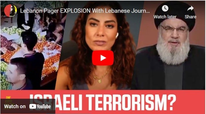 Lebanon Pager EXPLOSION With Lebanese Journalist Rania Khalek + Craig ...