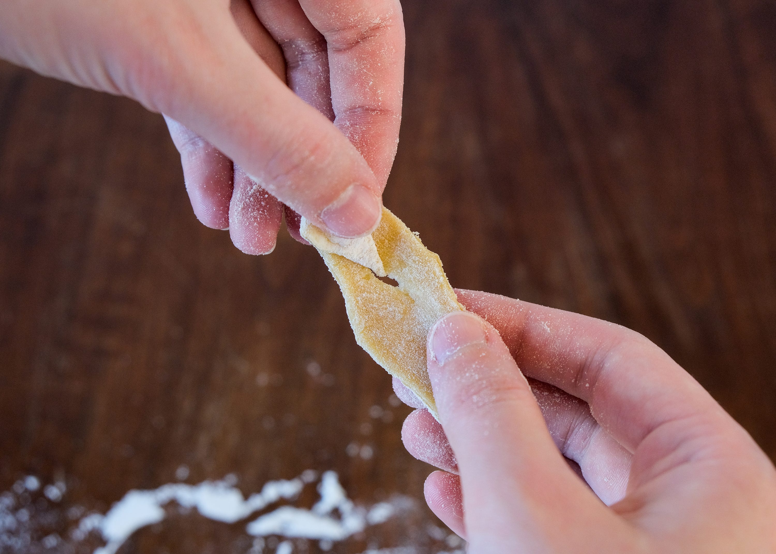 Khrustyky - delicious Ukrainian pastries recipe