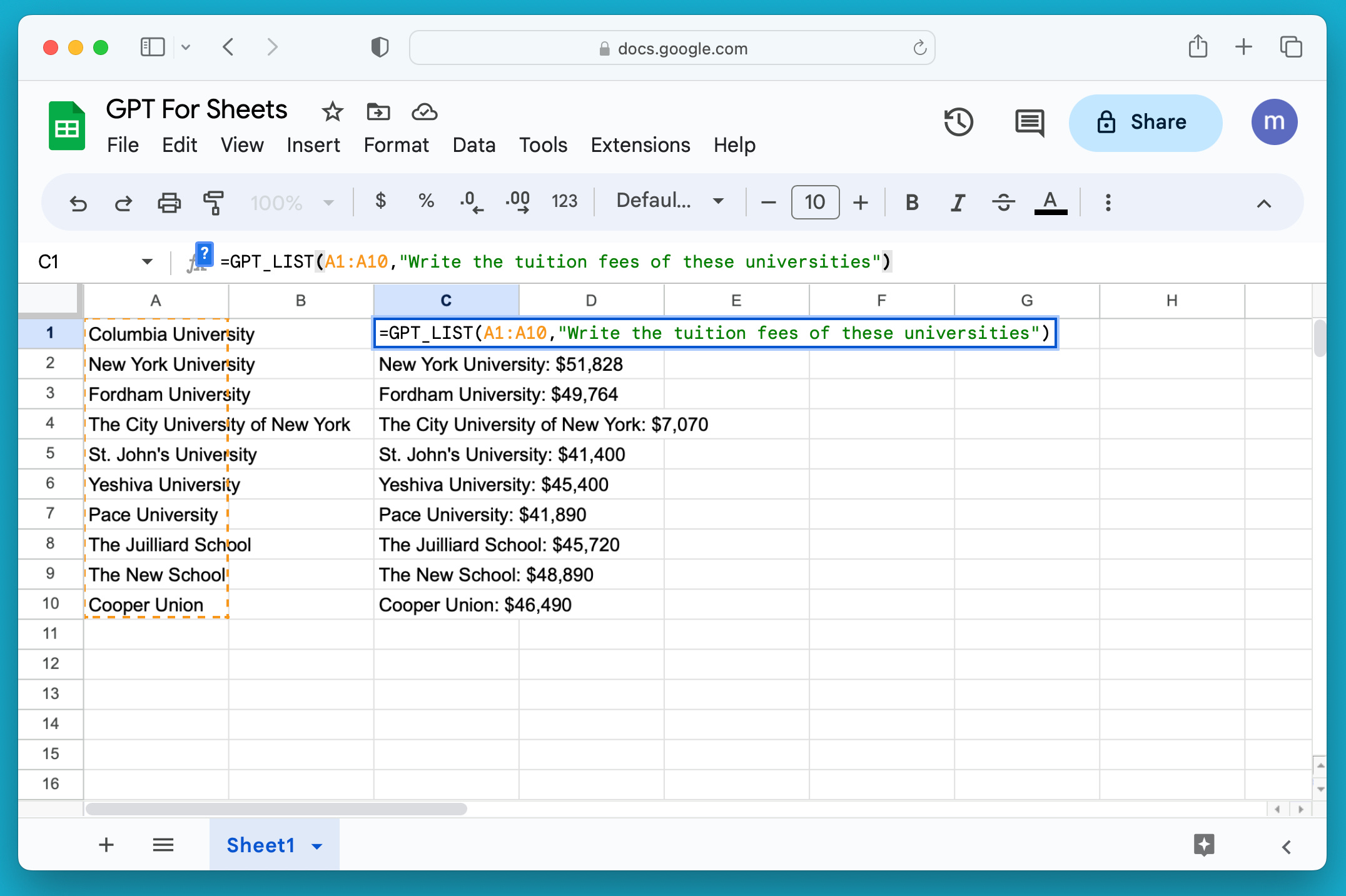 How to Use Chat GPT in Google Sheets: A Step-by-Step Tutorial