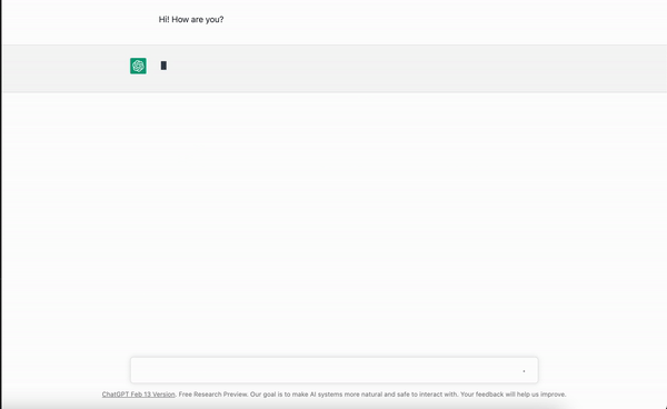 How ChatGPT streams responses back to the user